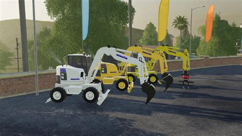 Komatsu PW 98 V1 0 FS19 Mod FS25 Mods FS22 Mods