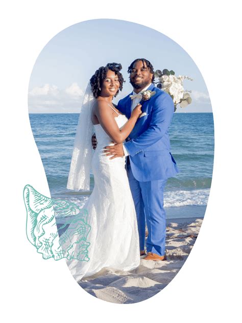 Real Bride And Groom Beach