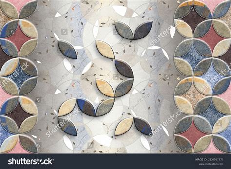 원활한 세라믹 타일 디자인 텍스처 벽지 스톡 일러스트 2120567873 Shutterstock