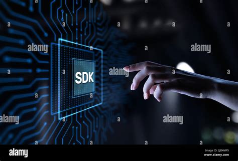 sdk software development kit programming language technology concept on