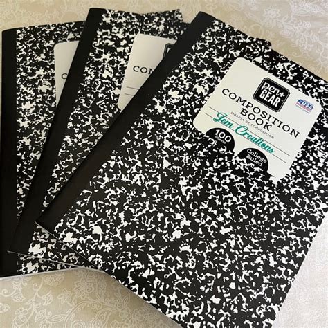 Custom Composition Book Labels Etsy