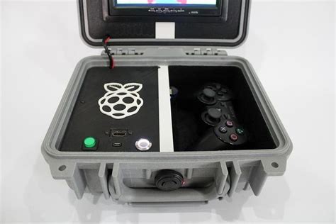 3d Printed Retro Pie Box Version 2 Portable Raspberry Pi Emulation
