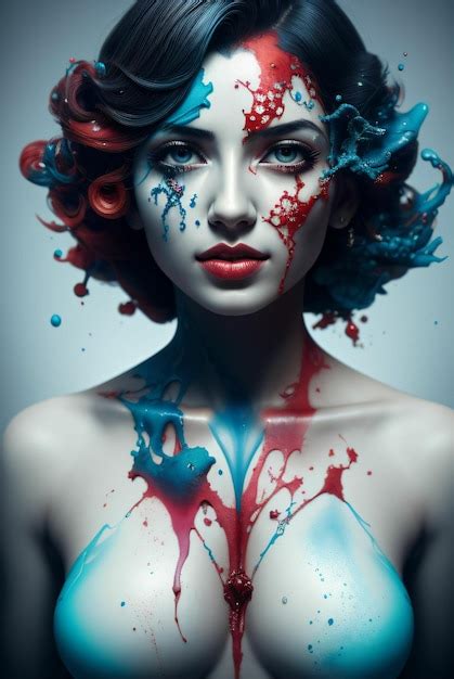 Premium Photo Digital Art Of Sexy Woman In Realistic Style With