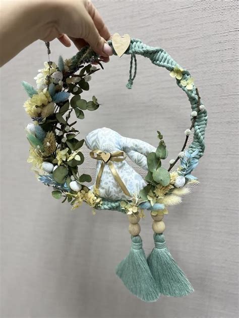 Вінок великодній з кроликом — ціна 700 грн у каталозі Все для свята Купити товари для дому та