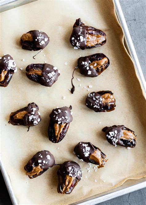 Dark Chocolate Covered Dates 4 Ingredient Healthy Treat