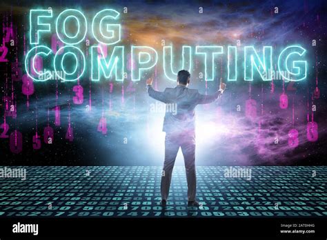 The Concept Of Cloud Edge And Fog Computing Stock Photo Alamy