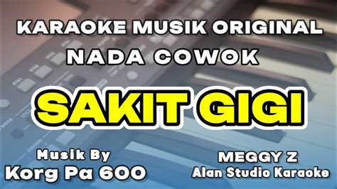 KARAOKE SAKIT GIGI MEGGY Z NADA COWOK YouTube