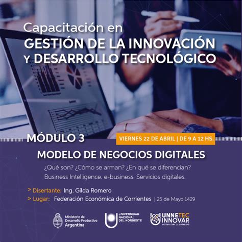 La Fundación UNNETEC INNOVAR brindará un curso gratuito sobre modelo de negocios digitales