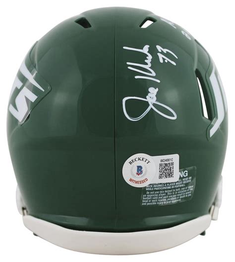 Joe Klecko Signed Jets Speed Mini Helmet Inscribed Hof 2023 Beckett