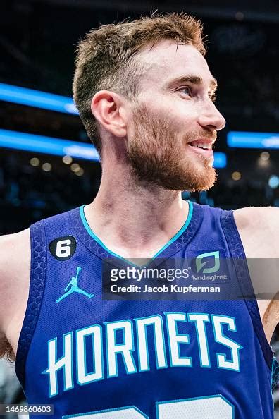 Gordon Hayward Of The Charlotte Hornets Looks On After Their Game