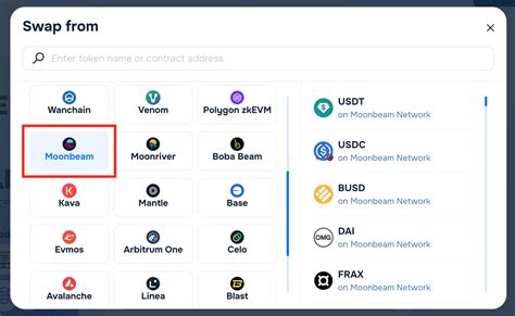 How To Bridge To Moonbeam Using Chainspot Router Chainspot News