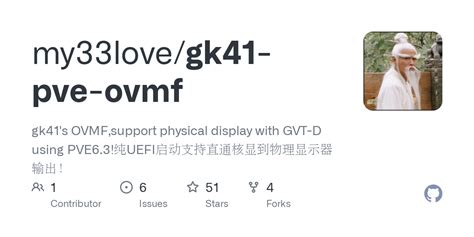Github My33lovegk41 Pve Ovmf Gk41s Ovmfsupport Physical Display With Gvt D Using Pve63纯