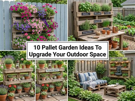10 Pallet Garden Ideas To Upgrade Your Outdoor Space Katy Craft Ideas