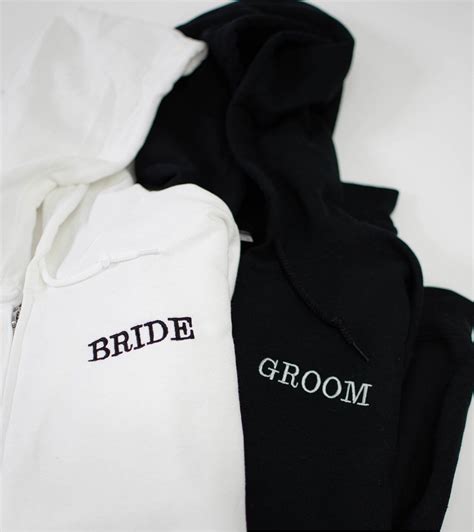Matching Bride And Groom Hoodies Going Away Honeymoon Set Mr And Mrs
