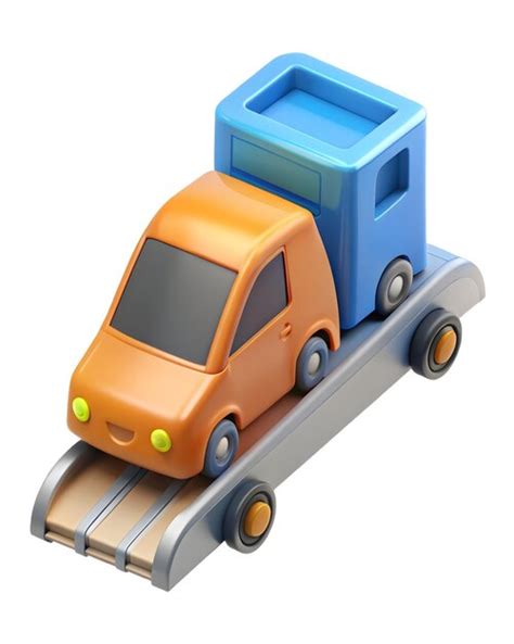 Photo Realistic As Electric Vehicle And Conveyor Belt Concept As An Electric Vehicle Paired With