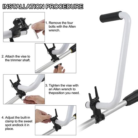 Ergonomic Weed Eater Handle Extension Back Saver