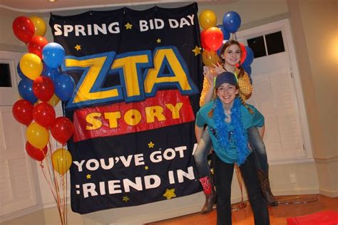 Toy Story Bid Day Zeta Bid Day Themes Lsu Zta Spring Bid Day Theme