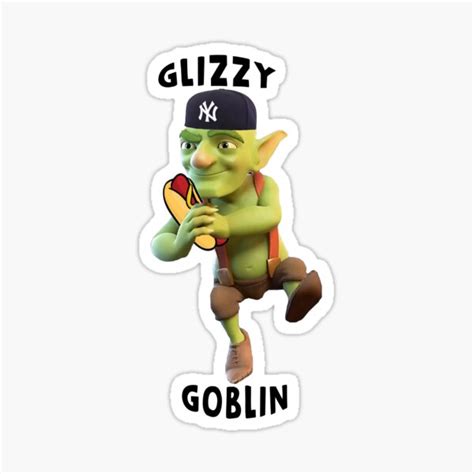 Glizzy Goblin Sticker For Sale By Marktimmons Redbubble