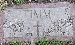 Eleanor Elaine Eagle Timm M Morial Find A Grave