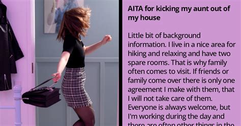 Aunt Who Overstayed Her Welcome And Expected Niece To Give Her The