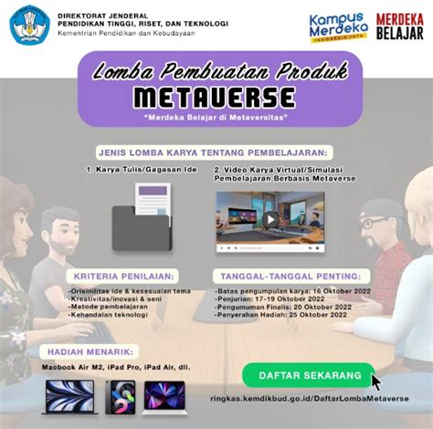 Lomba Pembuatan Produk Berbasis Teknologi Metaverse Untuk Mahasiswa