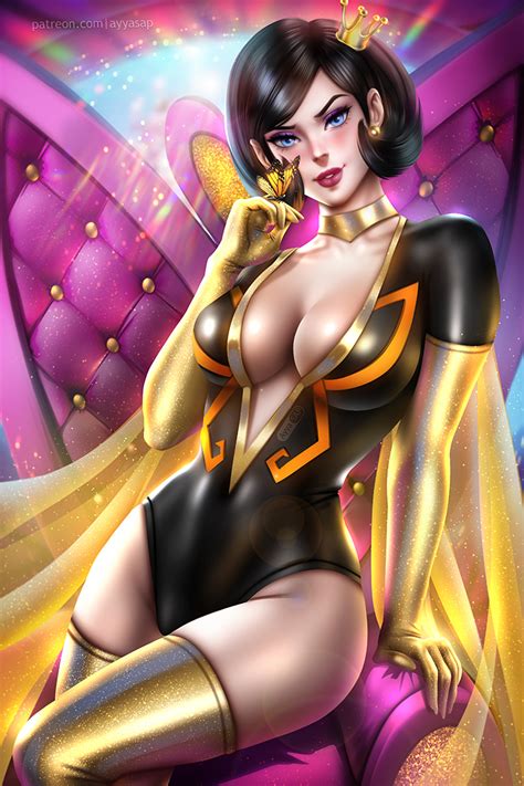 Rule 34 1girls Ayyasap Black Hair Blue Eyes Breasts Butterfly Choker