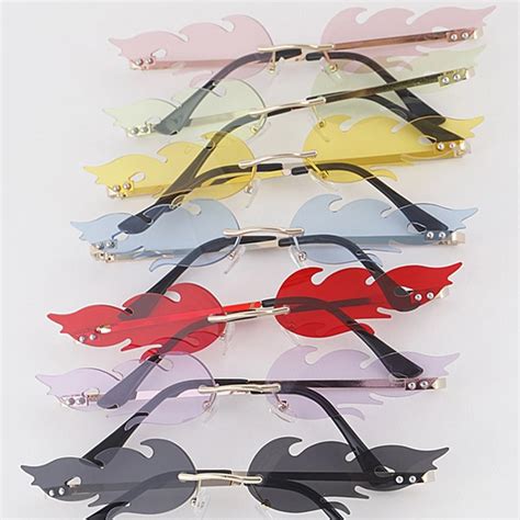 Fire Flame Sunglasses Adult Urban General Store