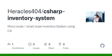 Github Heracles404csharp Inventory System Micro Scale Small Scale