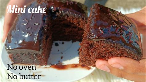 Mini Chocolate Cake Recipe Without Oven NoOvenCooking Minicake