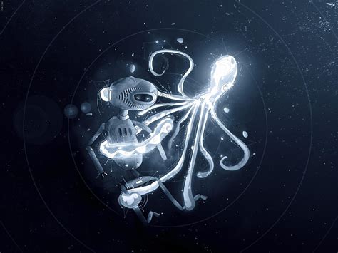 Octopus Art Wallpapers Top Free Octopus Art Backgrounds Wallpaperaccess