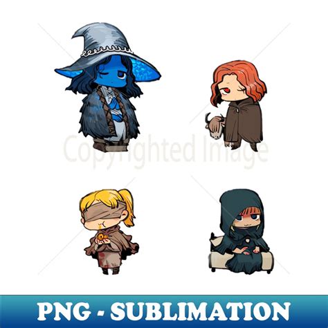 Chibi Elden Ring Artistic Sublimation Digital File Perfe Inspire Uplift