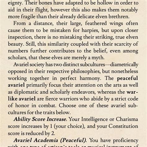 Avariel Elf Subrace Bringing The Heralded Winged Elves To 5e R