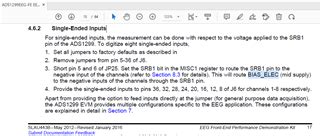 ADS WHERE TO CONNECT BIAS ELECTRODE AND REFERNCE ELCTRODE HARDWARE CONNECTION AND JUMPERS