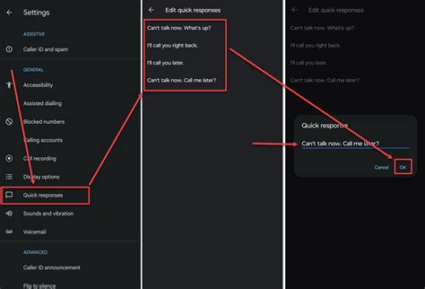 How To Setup And Change Call Reject Messages On Android