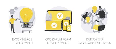 Remote Developers Team Abstract Concept Vector Illustrations Stock Vector Illustration Of