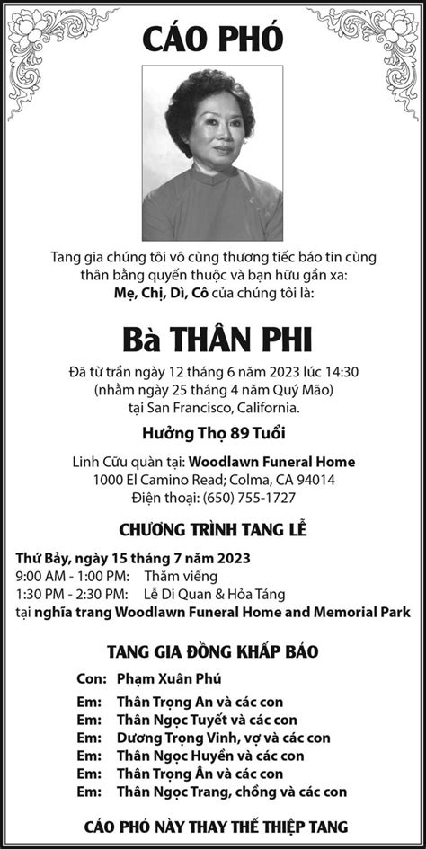 Bà Thân Phi Nguoi Viet Online