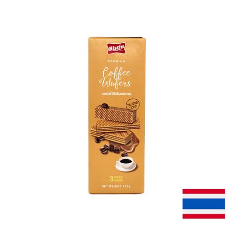 Bissin Coffee Flavor Wafers Biscuit Snack 100g
