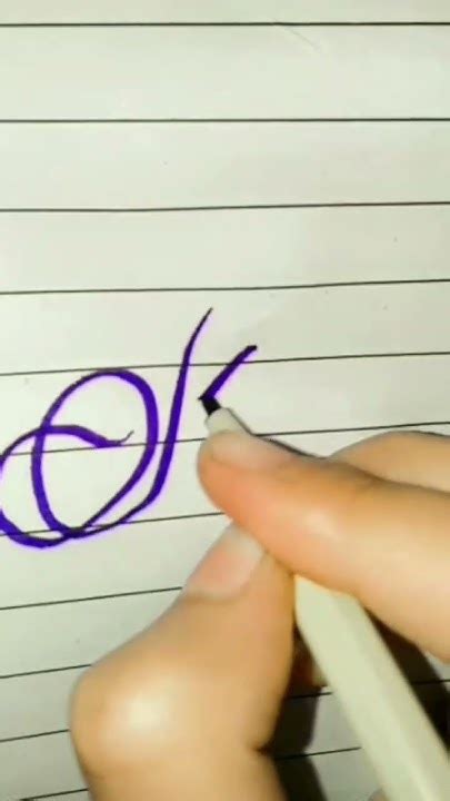 Methodtowritekomalname Stylishwriting Cuursive Useof605marker