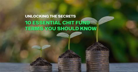 Unlocking The Secrets 10 Essential Chit Fund Terms You Should Know