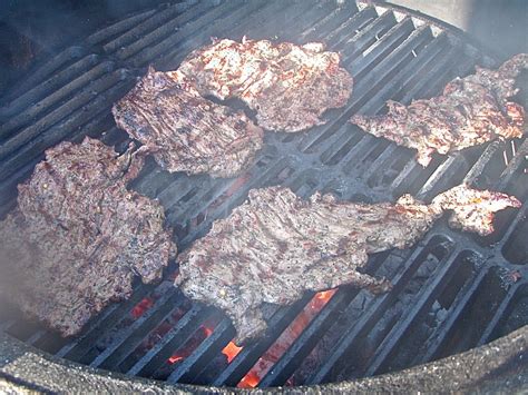 Carne Asada And Grilled Veggies On The Big Green Egg Grilling Montana