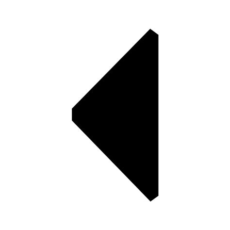 Triangle Left Vector Svg Icon Svg Repo