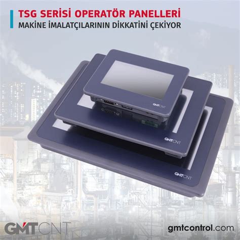 Hmi Plc Rtc Tft Panel Gmtcnt Gmtendüstriyel Otomasyon Endüstriyel çözümler Gmtcnt