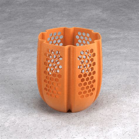 Hexagonal Pattern Vase 3d Model By Toprototyp On Thangs