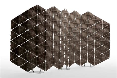Layer Uses Large Hemp Tiles To Create Scale Partition System