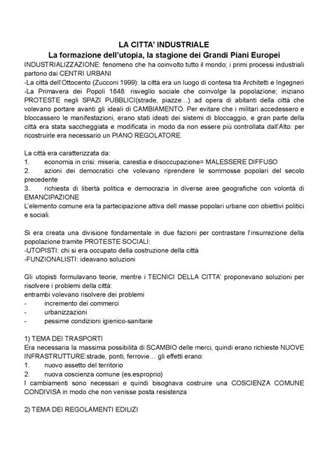 Fondamenti Di Urbanistica Docsity