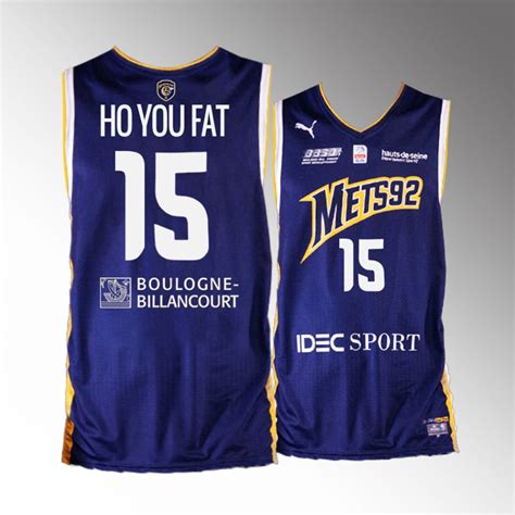 Steeve Ho You Fat Metropolitans 92 Home White 15 Jersey French