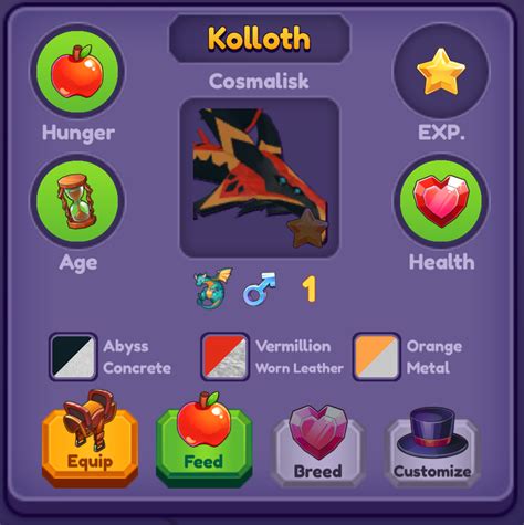 Cosmalisks Default Colors Fandom