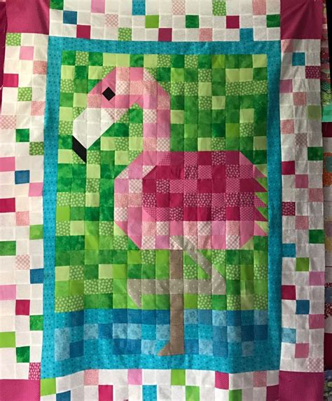 Patch Pal Flamingo Quilt Kit