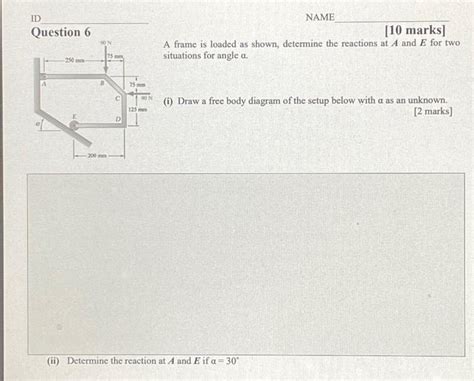 Solved Question Marks A Frame Is Loaded As Shown Chegg