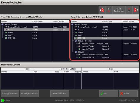 device redirection